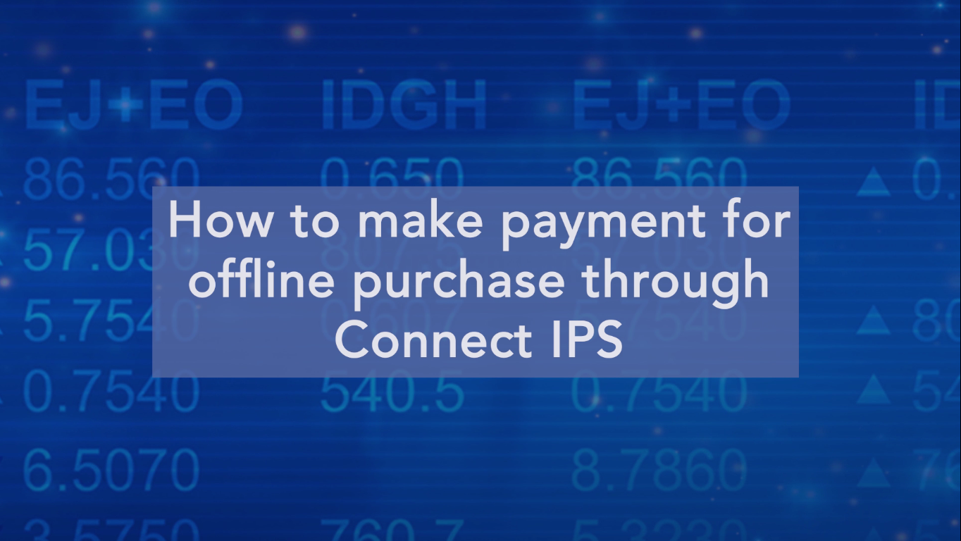 How to make payment from Connect IPS?